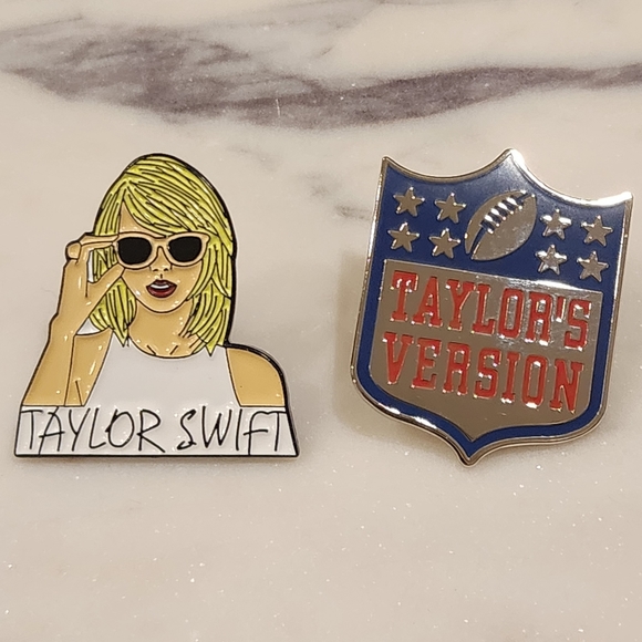 Jewelry | Taylor Swift Taylors Version Football Enamel Pin | Poshmark